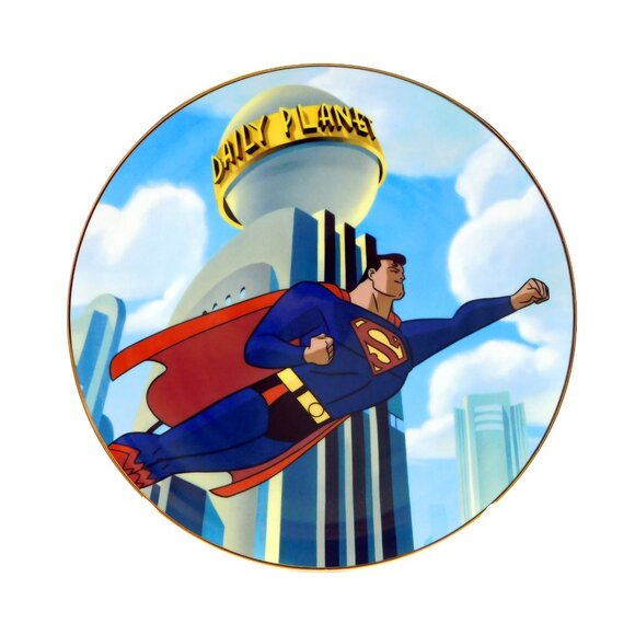 Warner Bros. | Art | Animated Superman Plate Limited Edition Warner ...